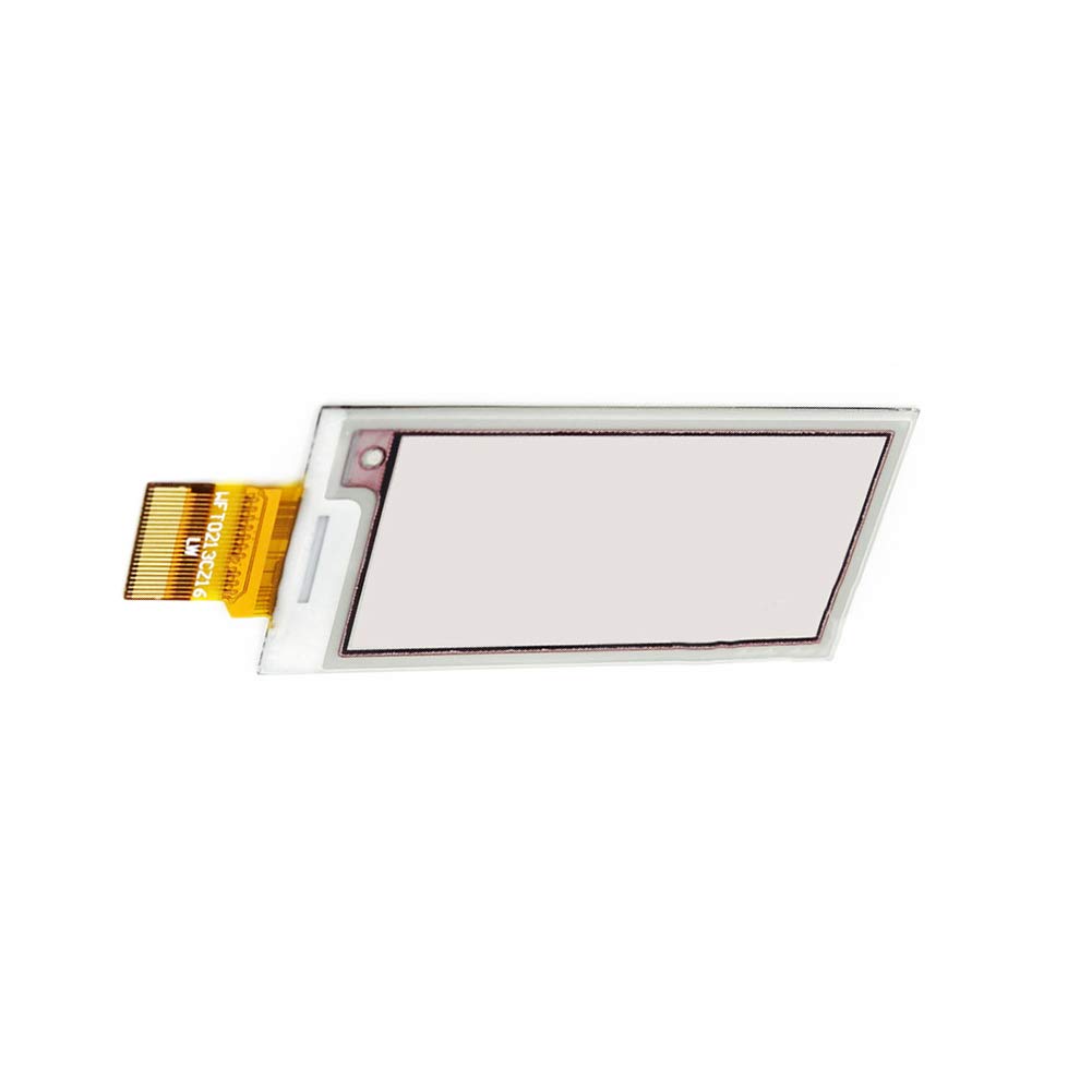 Taidacent 2.13 Inch SPI e Ink Display Bare Screen 212x104 Resolution Electronic Paper e Ink Screen Monitor Red Black and White e Ink Paper Display
