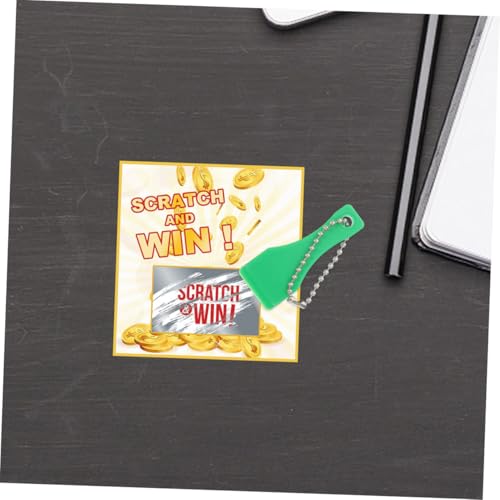 Abaodam 20 Pcs Handy Ticket Scratcher Tool Convenient Plastic Scraper for Labels and Stickers Multi-Purpose Scraper Scraper