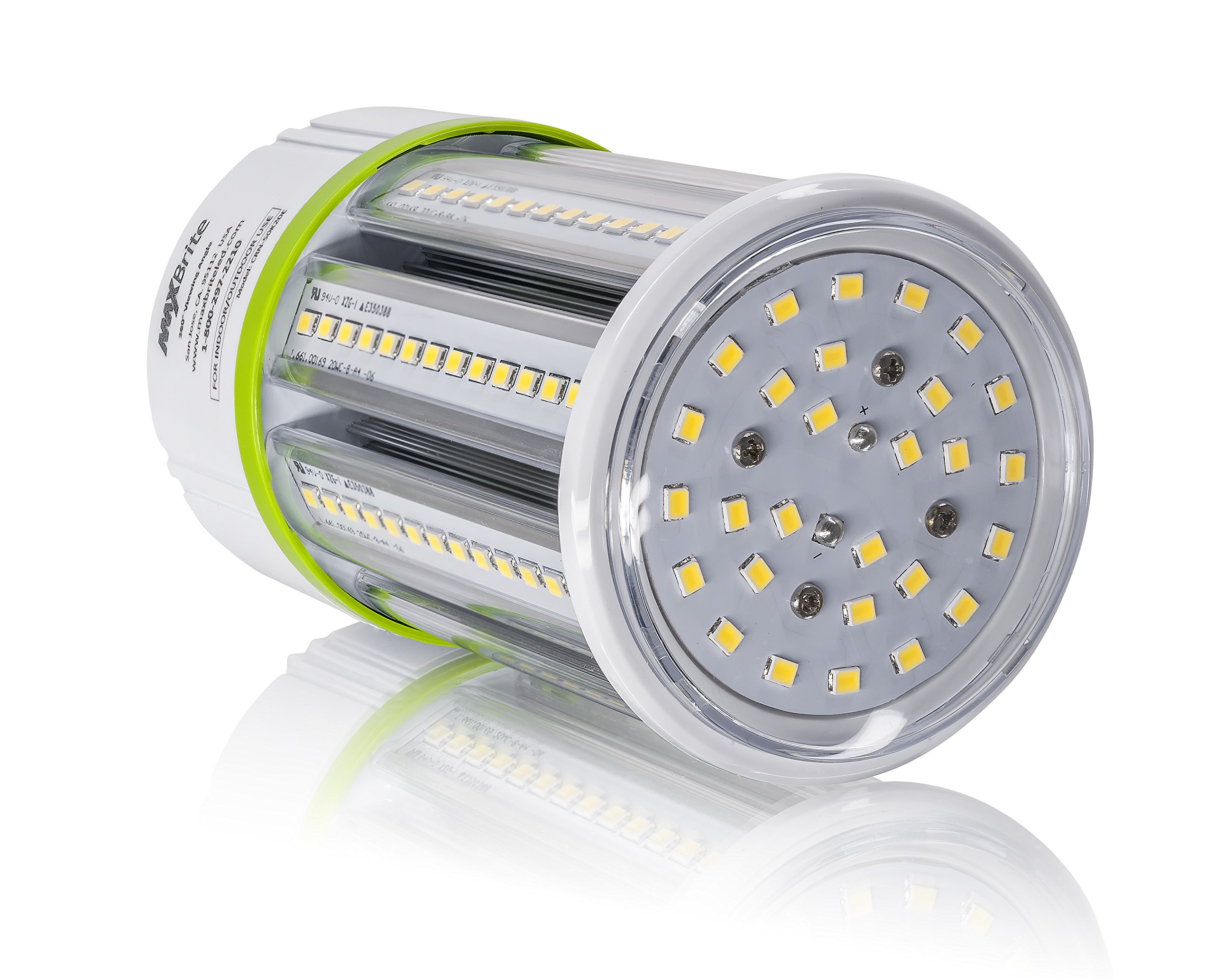 20W LED Corn Light Bulb Natural White 5000K Replaces 150W, 2,600 lumens Medium Base E26, 100-277V AC UL Certified