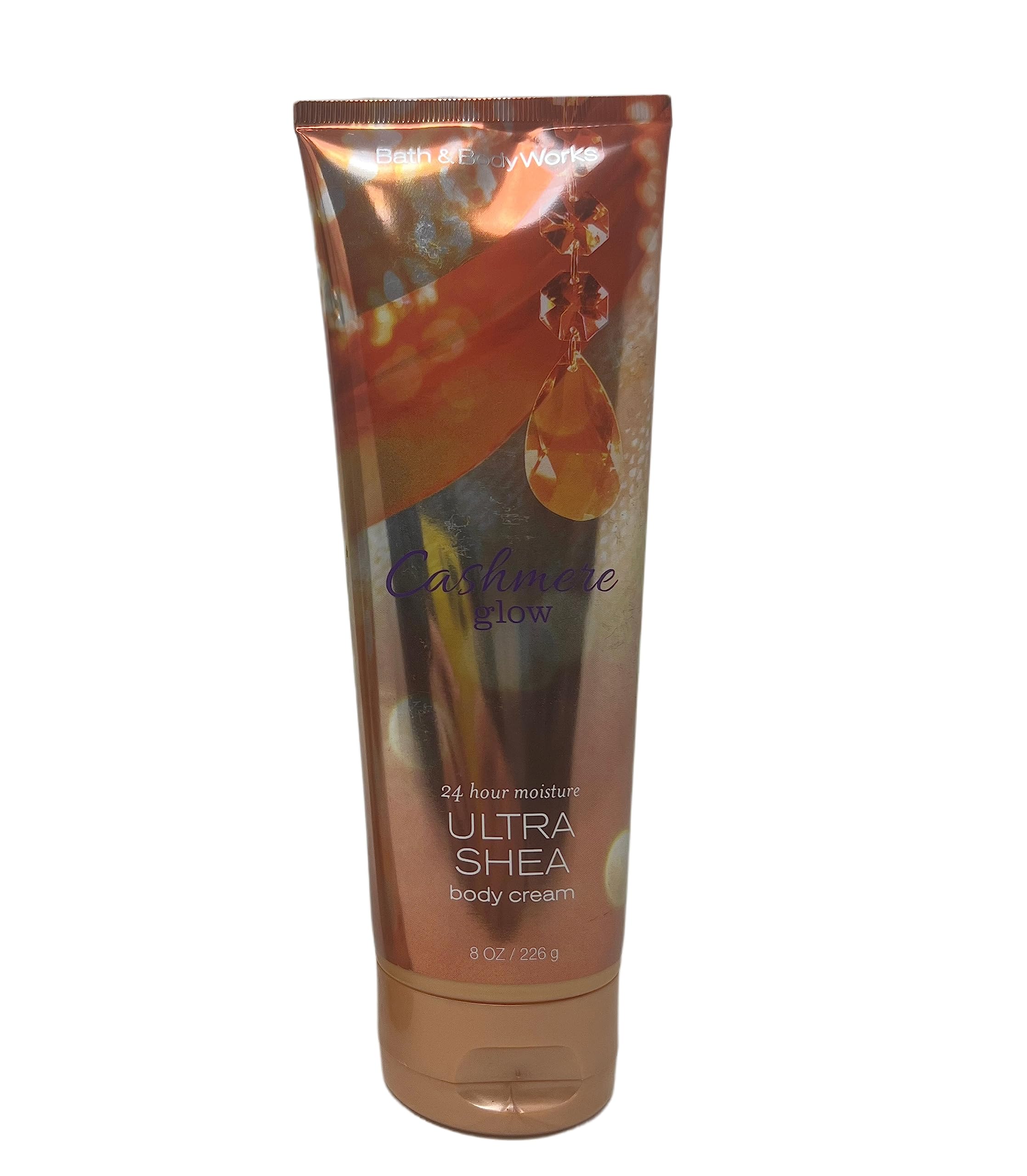 Bath & Body Works - Signature Collection - Cashmere Glow - Fine Fragrance Mist 8 Fl Oz & Ultra Shea Body Cream - 8 Oz
