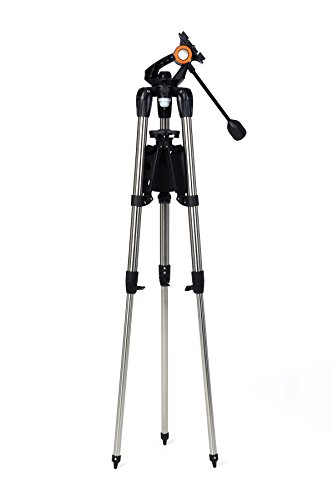Celestron Inspire 100AZ Refractor Smartphone Adapter Built-In Refracting Telescope, Blue (22403)