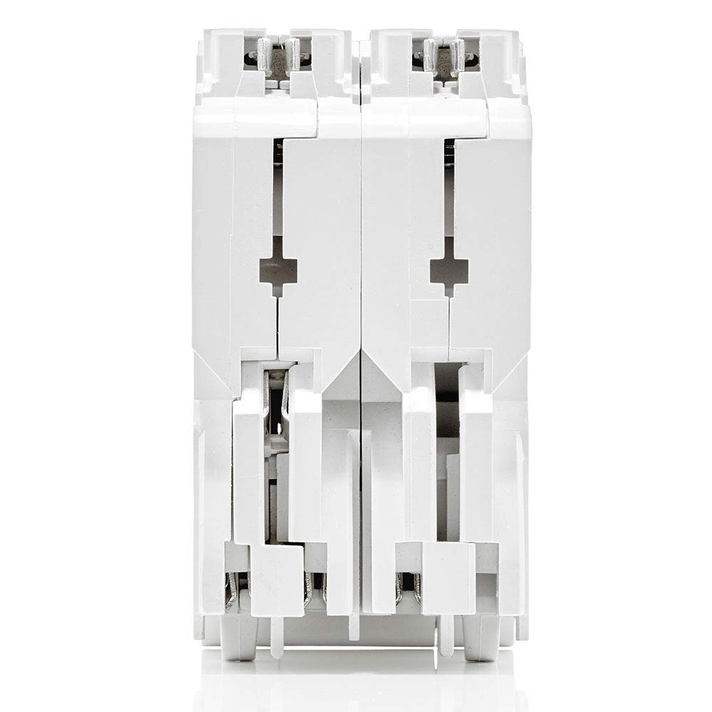 Leviton LB240-GS 40A 2-Pole Plug-On Smart GFCI Branch Circuit Breaker, Hydraulic Magnetic, 120/240 VAC, White