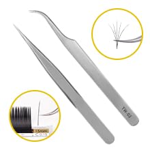 LASHVIEW Eyelash Extension Kit, with Mannequin Head Practice Exercise Set, Training Lash Extension Supplies for Beginners Include Individual Lashes Glue Tweezers and Training Lashes