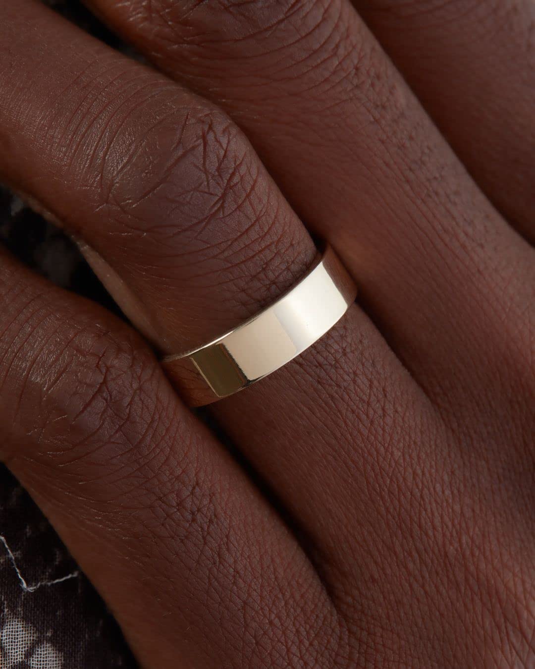 1mm 14K Gold Plated Rings for Women, Thin Gold Ring Dainty Cute Stacking Stackable Thumb Pinky Band Non Tarnish Comfort Fit Size 9 1PC/2PCS/3PCS
