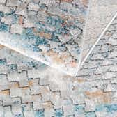 Rugs.com Leipzig Collection Area Rug β 8' x 10' Multi Low-Pile Rug Perfect for Living Rooms, Large Dining Rooms, Open Floorplans