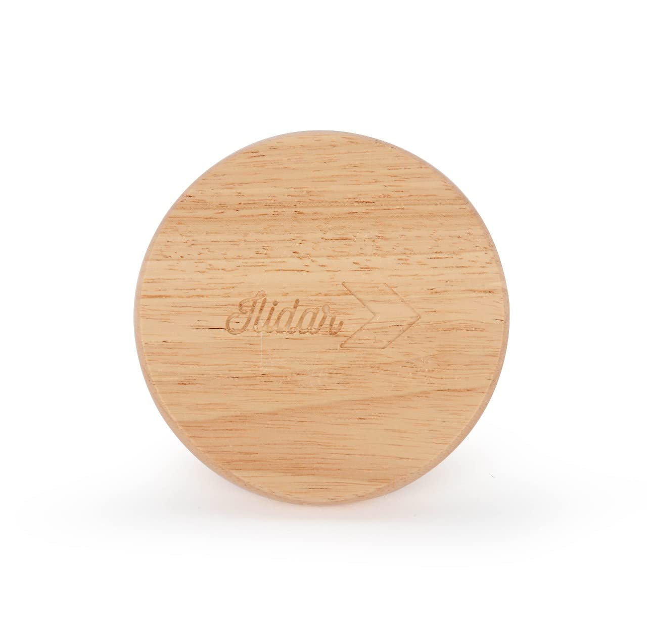 3in 1 Bottle Opener Coaster and Magnet Set of 4 Oak 10cm x 10cm