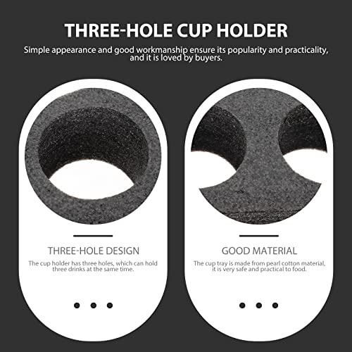 2pcs Milk Tea Drink Cup Holder Foam Cup Holder Foam Drink Holders Coffee Cup Carrier Whiskey Glass Server Car Items Cup Carrier Tray Takeout Cup Juice Glass Pearl Cotton re-usable