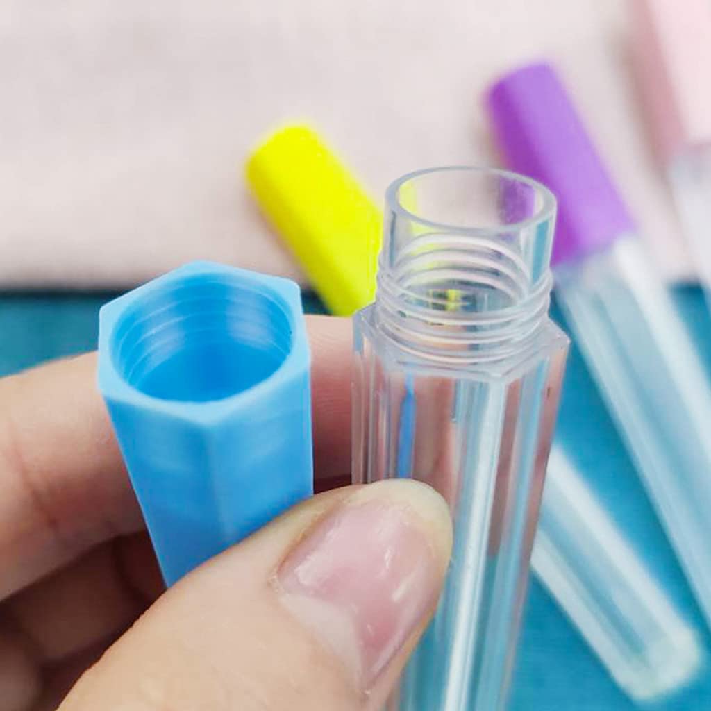 4pcs Clear Embroidery Felting Sewing Container Pin Needle Storage Tubes Bottle Holder Knitting Needle For Case Box