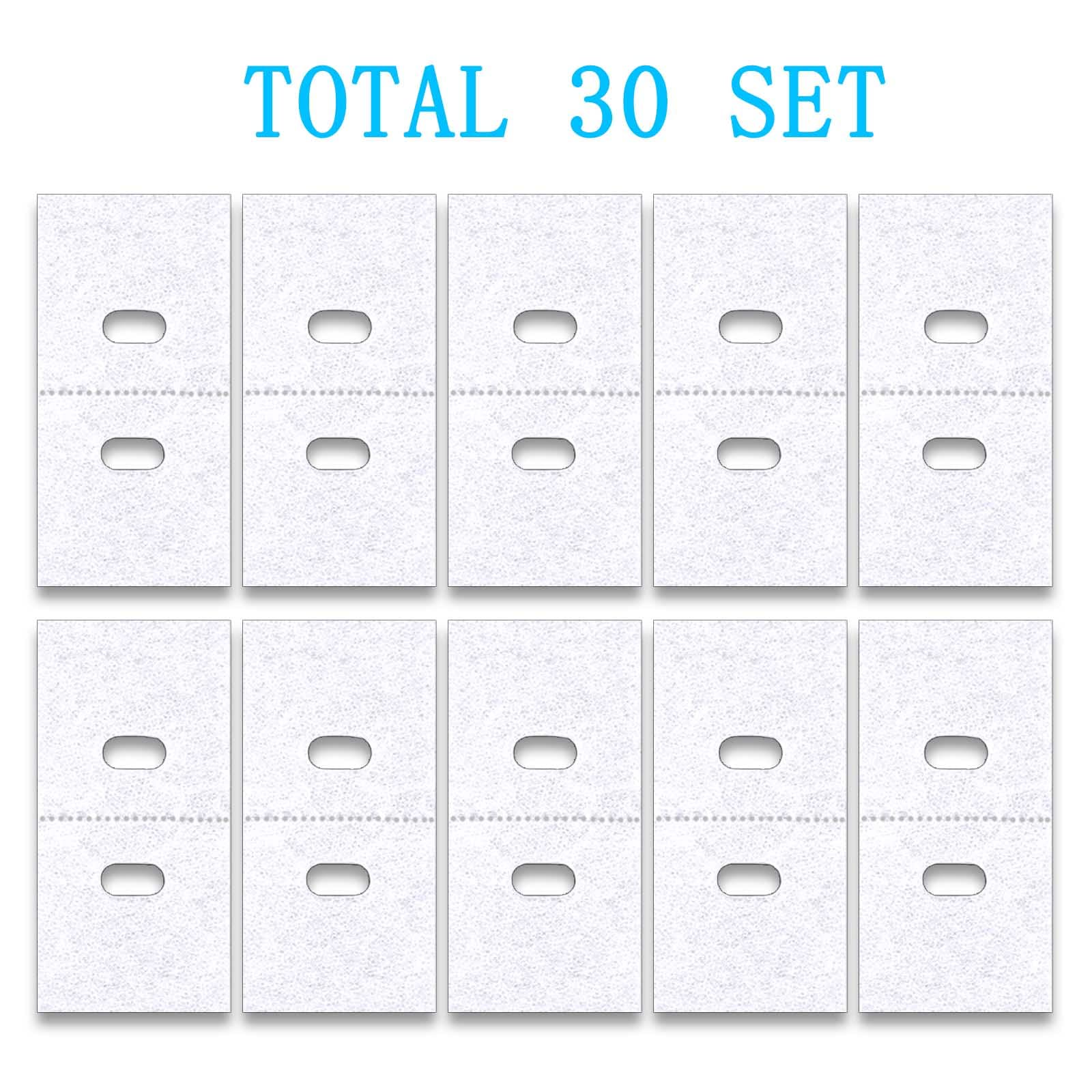 30 Sets (60 Pcs) Vertical Blinds Replacement Slats Panels, Vertical Blind Repair Tabs Kit, Clear Apartment Blinds Replacement Fixers, Horizontal Blinds Replacement Parts
