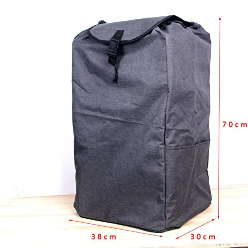 80L Waterproof Oxford Trolley Shopping Bag - Large-Capacity and Multifunctional Reusable Storage Bag for Household Use - Trolley Accessories Replacement Bag