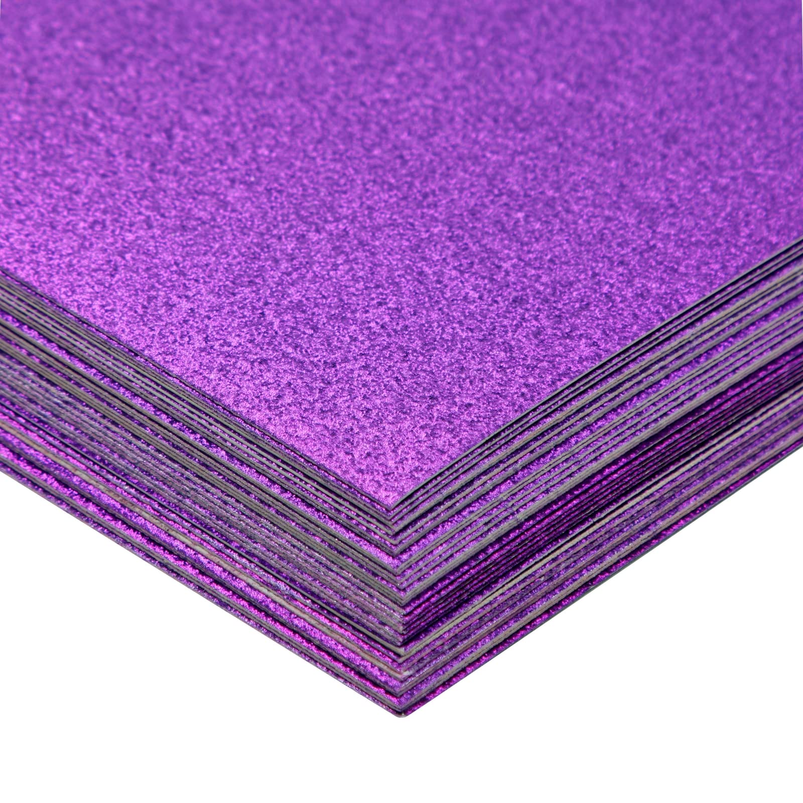 30 Sheets Silver Glitter Cardstock Paper for DIY Crafts, Card Making, Invitations, Double-Sided, 300gsm (8.5 x 11 In)