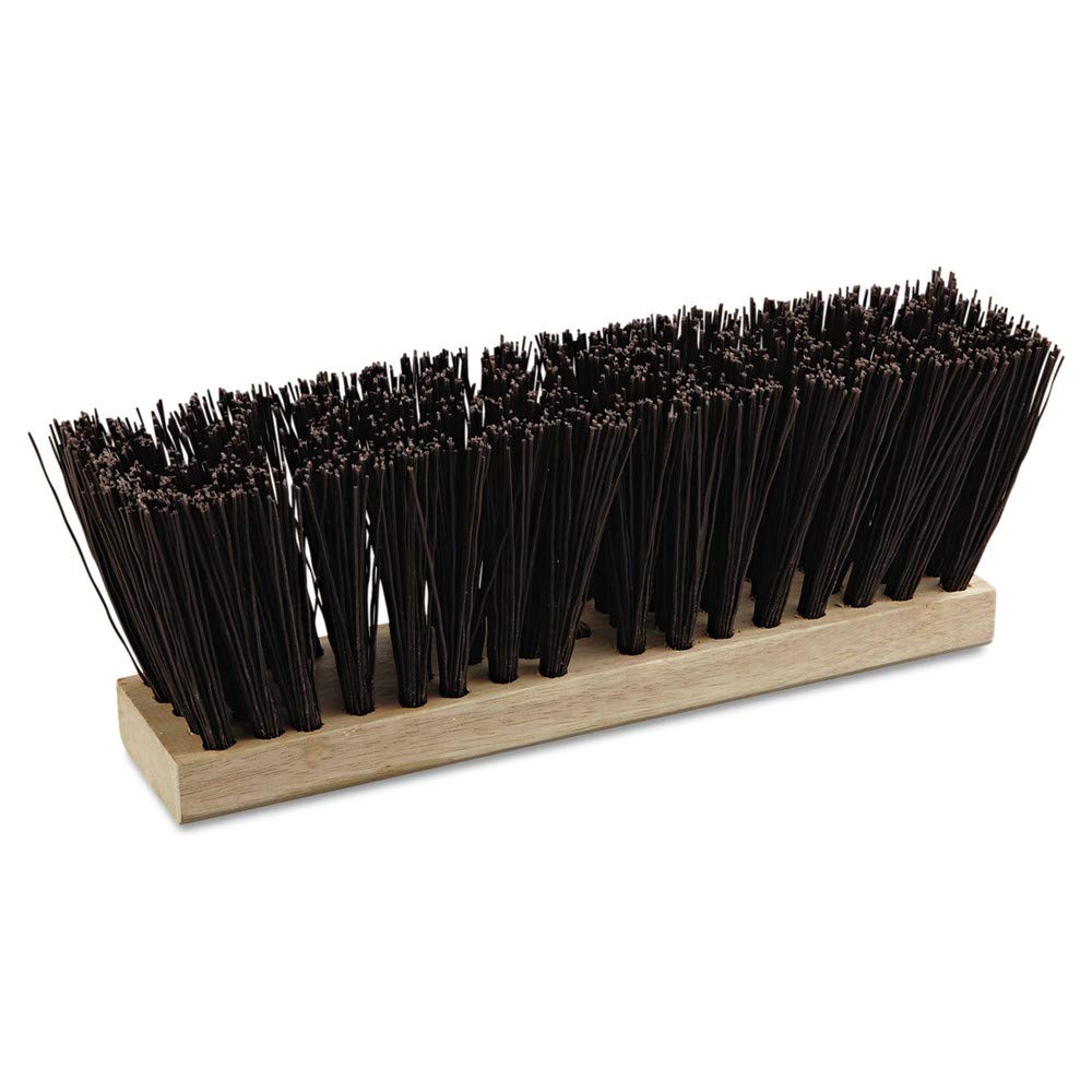 Boardwalk BWK73160 6.25 in. Polypropylene Bristles 16 in. Brush Street Broom Head - Brown