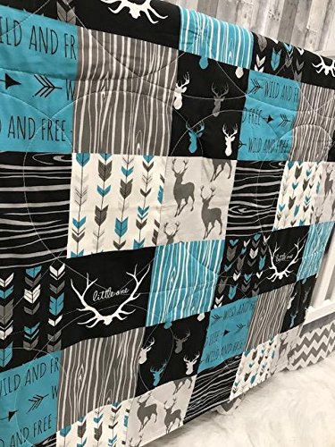 Baby Boy/Girl Chevron, Baby Bedding, Woodlands, Buck, Bear, Neutral, Crib Bedding, Nursery Room, Babylooms