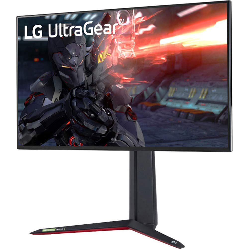 LG 27GN950-B 27 inch Ultragear 4K UHD Nano IPS 1ms 144Hz G-Sync Gaming Monitor Bundle with 1 YR CPS Enhanced Protection Pack and Elite Suite 18 Standard Editing Software Bundle