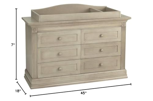 Baby Cache Natural Hardwood Changing Station Table Topper | Montana Collection | Driftwood