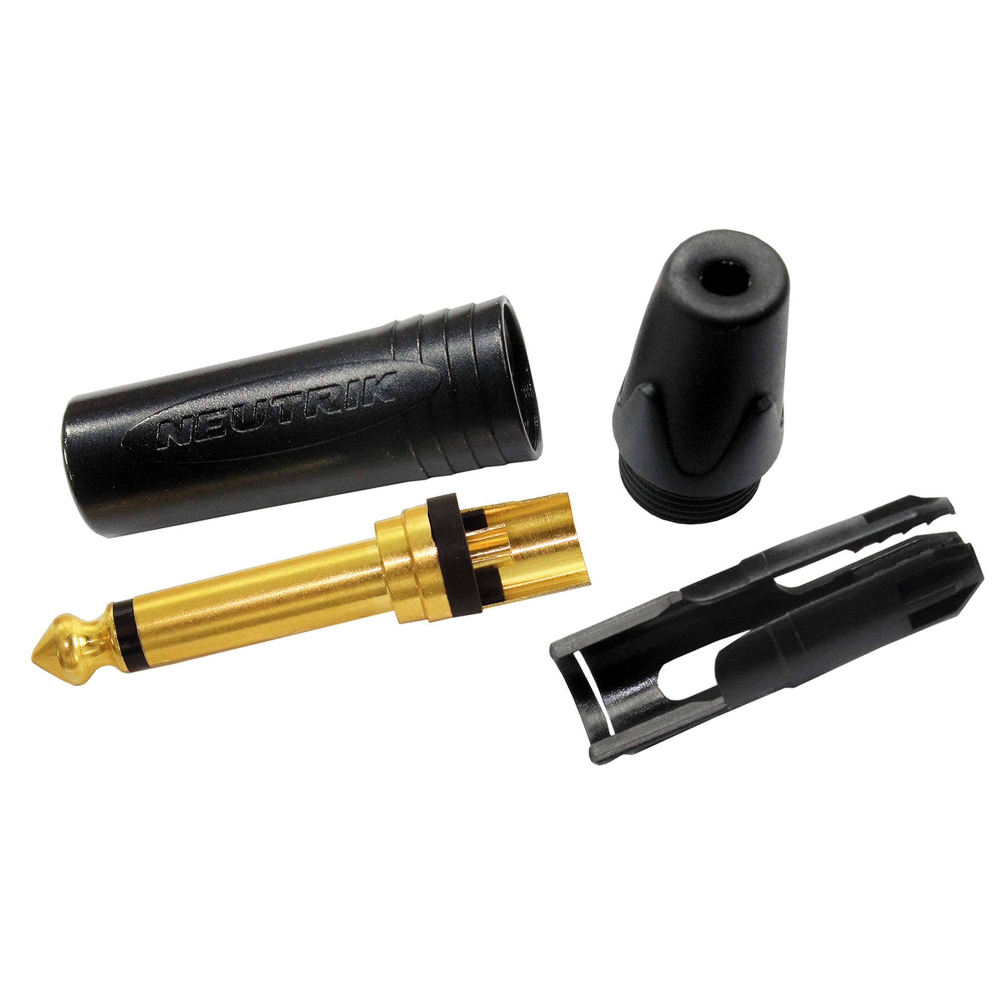 25 Foot - Guitar Bass Instrument Cable CUSTOM MADE By WORLDS BEST CABLES – using Mogami 2524 wire and Neutrik NP2X-B ¼ Inch (6.35mm) Straight Gold TS Connectors