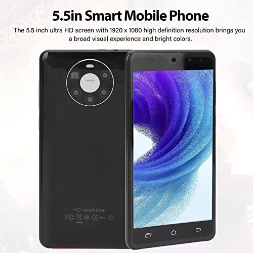 5.5in Mobile Phone, HD Display Smartphone 5MP Front 8MP Rear 100β240V 1920x1080 Resolution for Daily Use (US Plug)