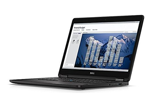 Dell X2CGN Latitude E7470 14" Laptop (Intel Core i5-6300U, 8GB 2133 MHz DDR4 RAM, 256GB SSD, Windows 10 Pro, Black