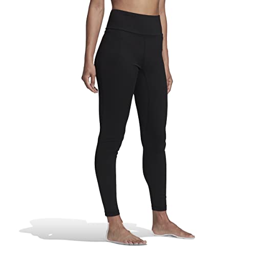 adidas Women's Yoga High Waisted Tights, Black, Large