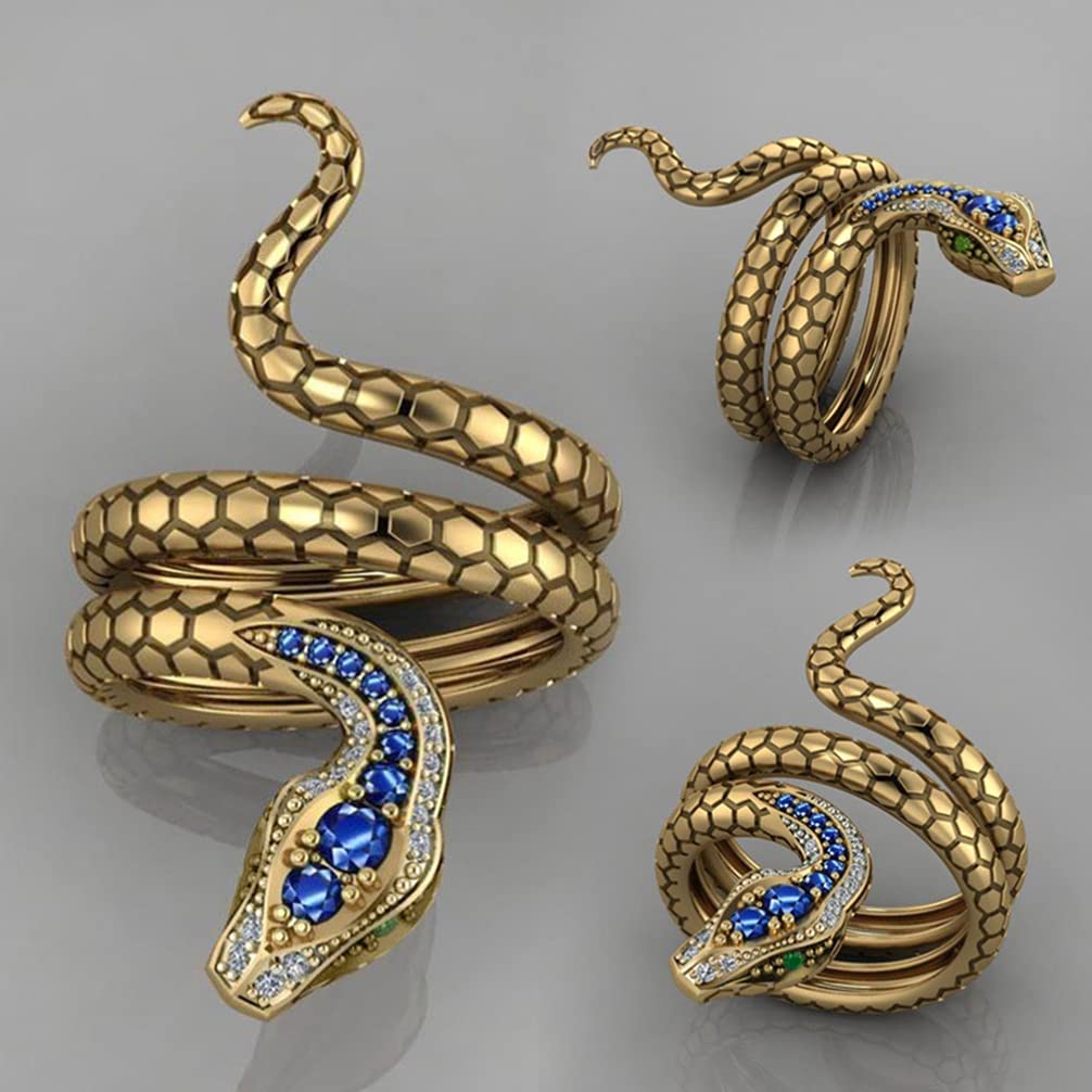 1pc Snake Ring Fashion Finger Decor Chic Finger Ring Finger Ring for Men Women Stylish Finger Ring Copper Ring Creative Finger Ring Unique Finger Ring Versatile Ring Finger Jewelry