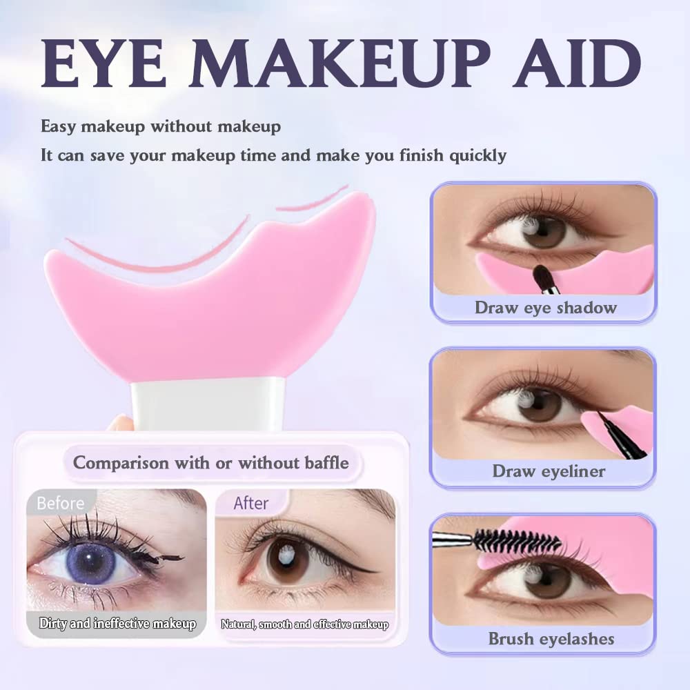 4Pcs Eurmali Eyelash Applicator Tool, Lash Clip Applicator with Silicone Clip Design, Portable Mini Lash Clip and Lash Applicator Tool, Beginner Friendly Eye Lash Separator Tool