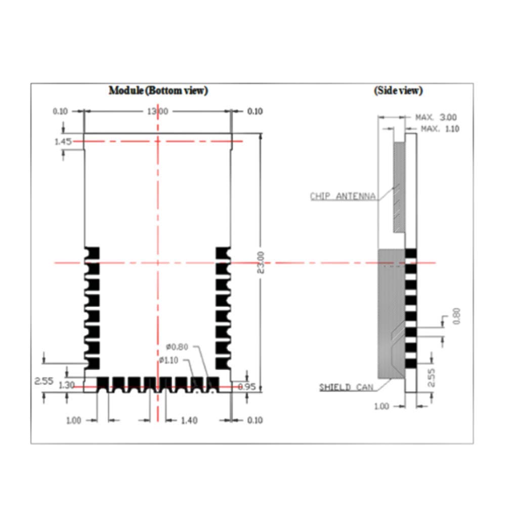 Taidacent UWB DWM1000 Positioning UWB Positioning Module Ultra Wideband Indoor Positioning Module Ultra Wideband Location