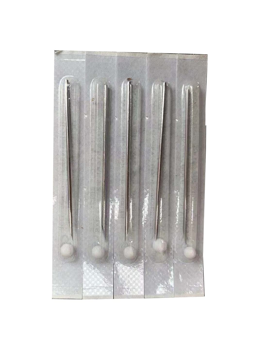 Shuiniba 14G 5 Pieces Body Ear Navel Nose Lip Nipple Piercing Needles