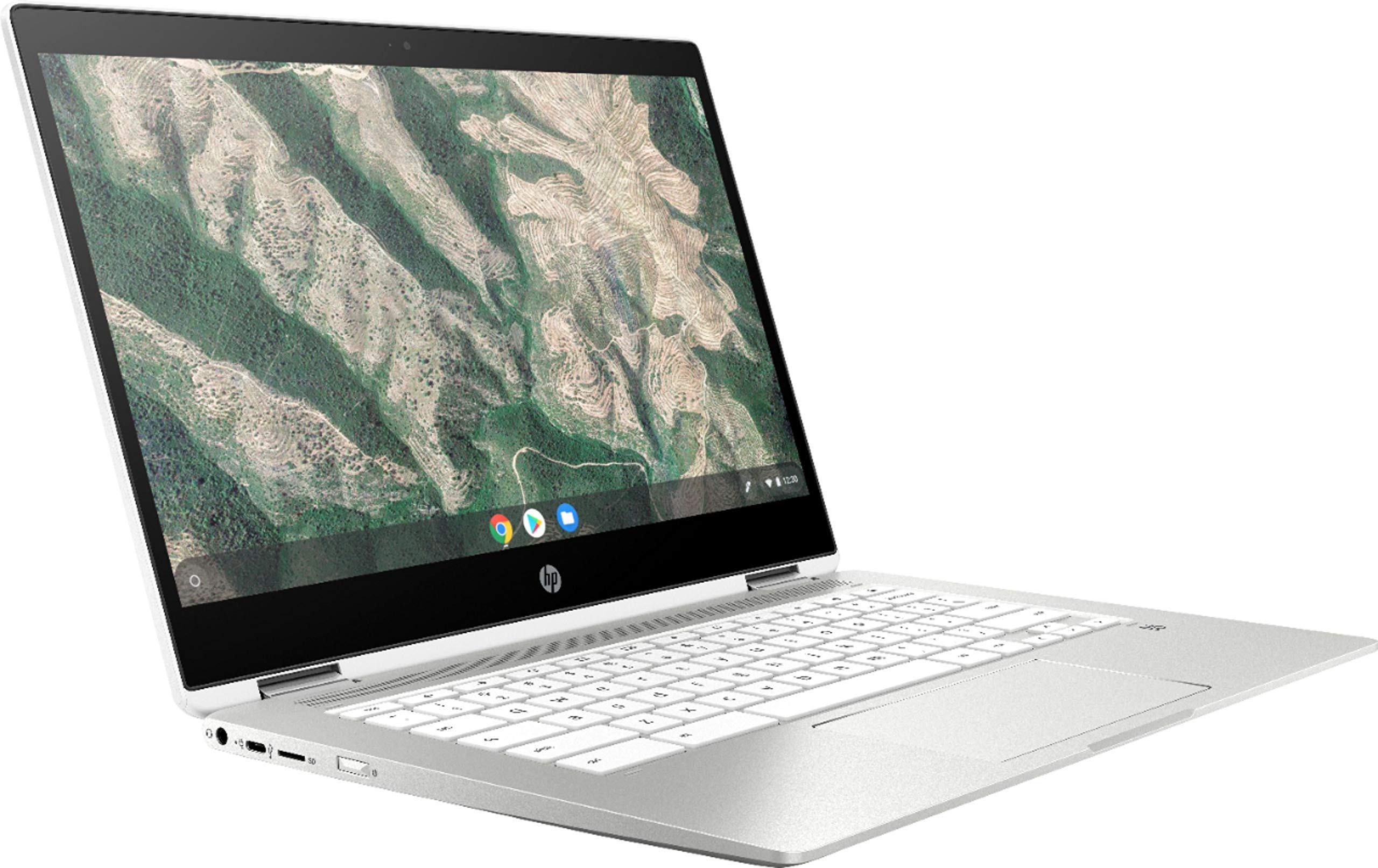 HP Chromebook x360 14b-ca0023dx 14 inches Touchscreen 1366 x 768 Intel Pentium Silver N5000 1.1GHz 4GB RAM 64GB eMMC ChromeOS (Renewed)