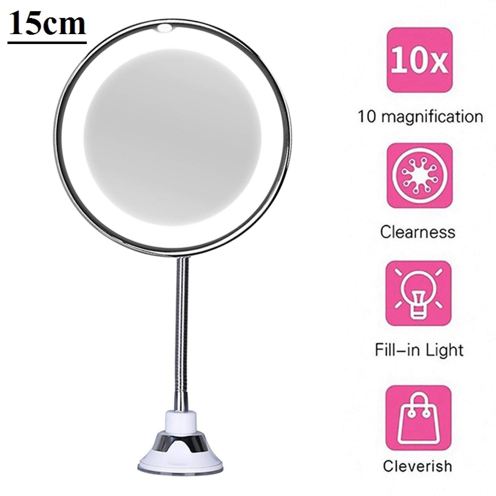 FQYYDD Illuminated Makeup Mirror Make-Up Mirror With Led Light Beauty Mirror