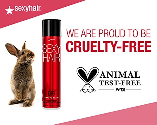SexyHair Big Boost Up Volumizing Shampoo with Collagen, 10.1 Oz | 20% More Volume | SLS and SLES Sulfate Free | All Hair Types