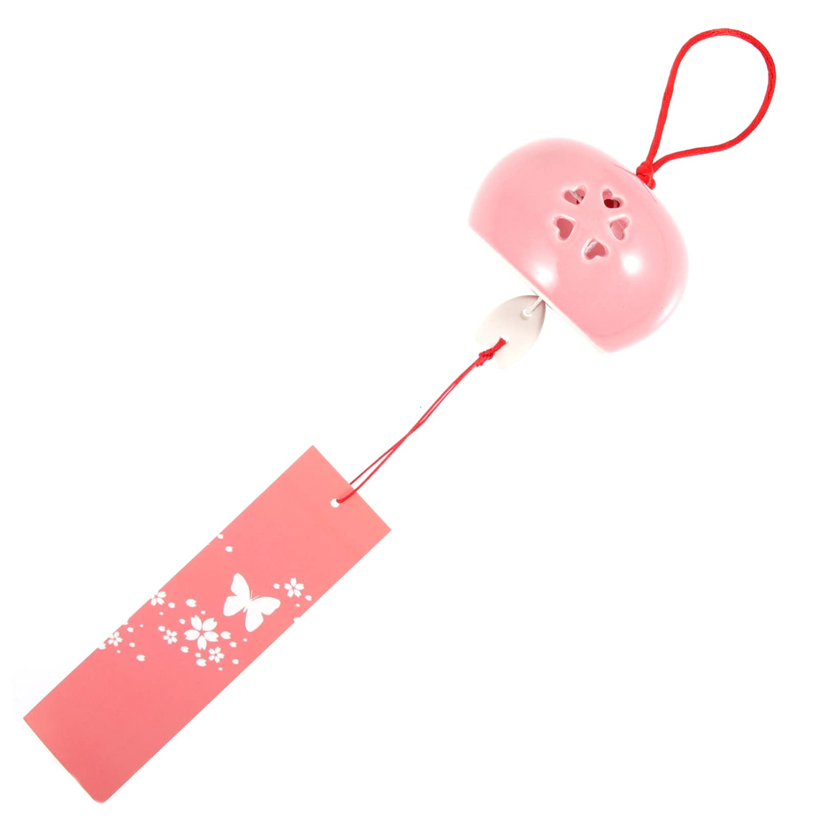 2pcs Japanese Ceramic Wind Chimes Hanging Wind Chime Pendant Home Wind Bell Decorative Wind Chime Wedding Hanging Decor Wind Chime for Home Decor Ceramic Craft Ornaments Wind Bells