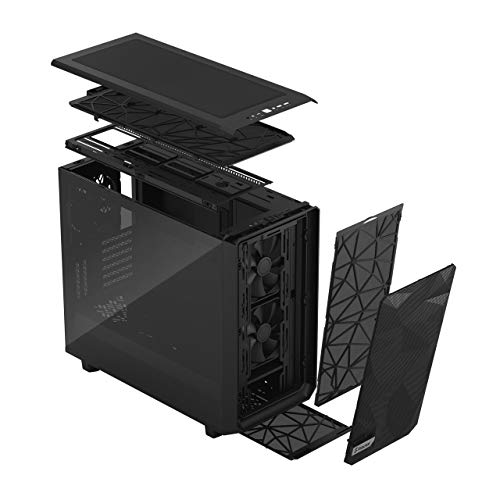 Fractal Design Meshify 2 Black ATX Flexible Light Tinted Tempered Glass Window Mid Tower Computer Case
