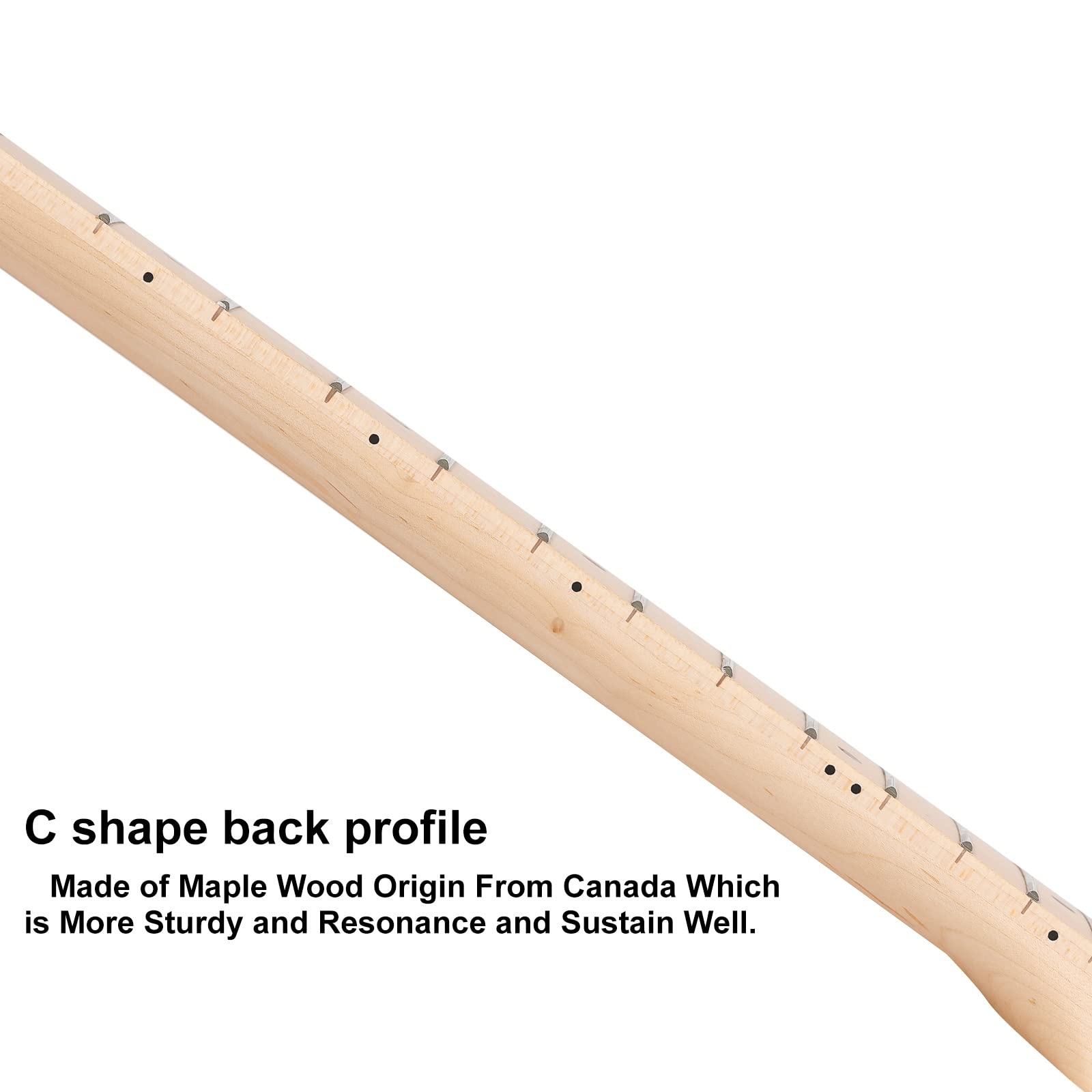 22 Fret Maple Fretboard Guitar Neck Guitar Guitar Neck DIY Parts Replacement for ST Style