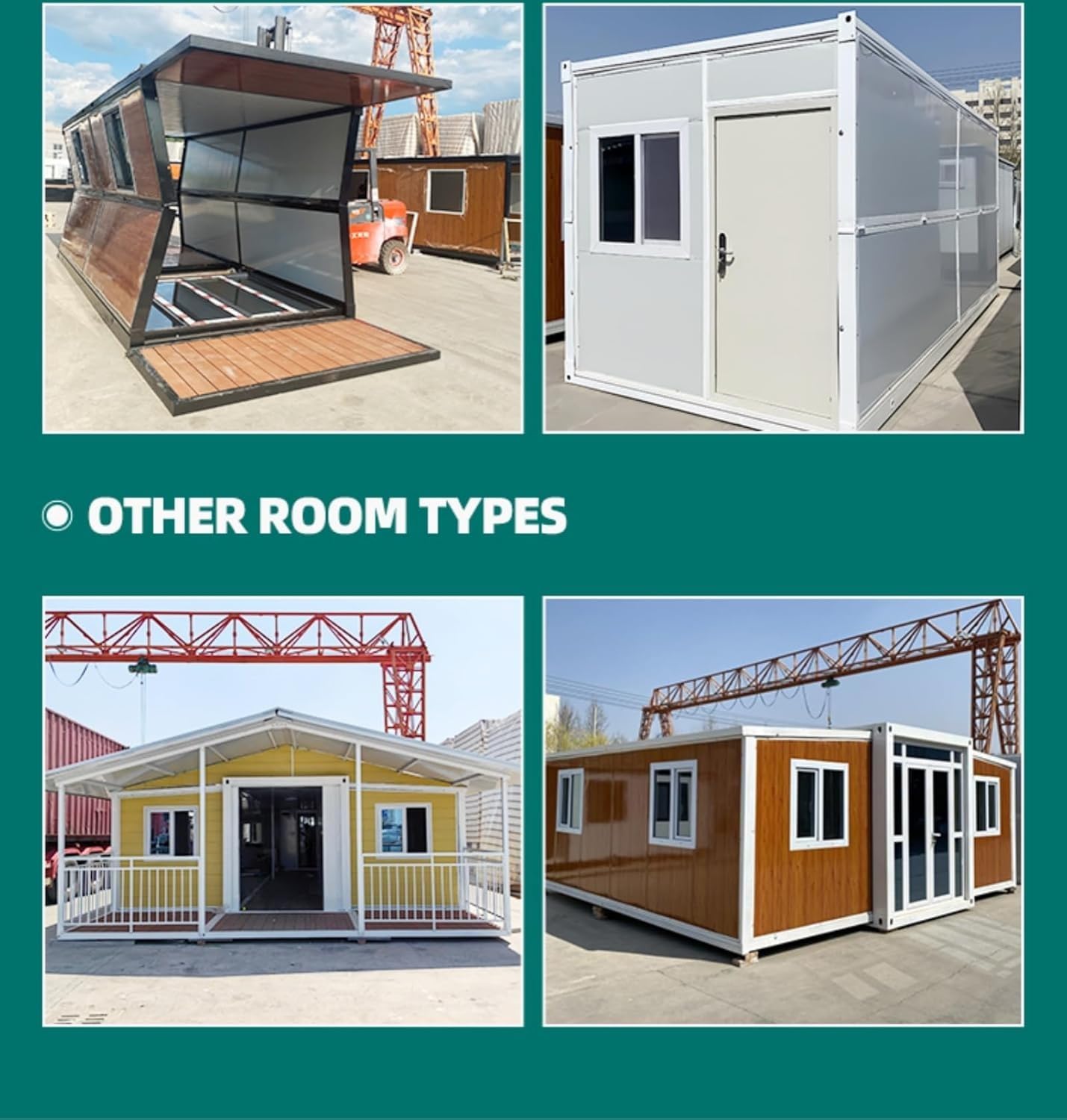 Adaptable House, Temporary House, Permanent House, Innovative House, 20ft 30ft 40ft for Military Barracks, Industrial Sites, Urban Living Solutions, Tiny House Communities