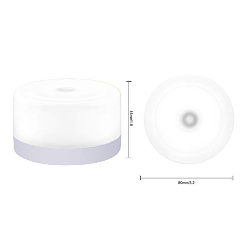 S SELDORAUK Baby Night Light Nursery Night Light for Kids - USB Rechargeable Bedside Lamp Nightlight Lamp - Touch Control Nursery Lamp for Breastfeeding, Sleeping and Relaxing (Cool Light)
