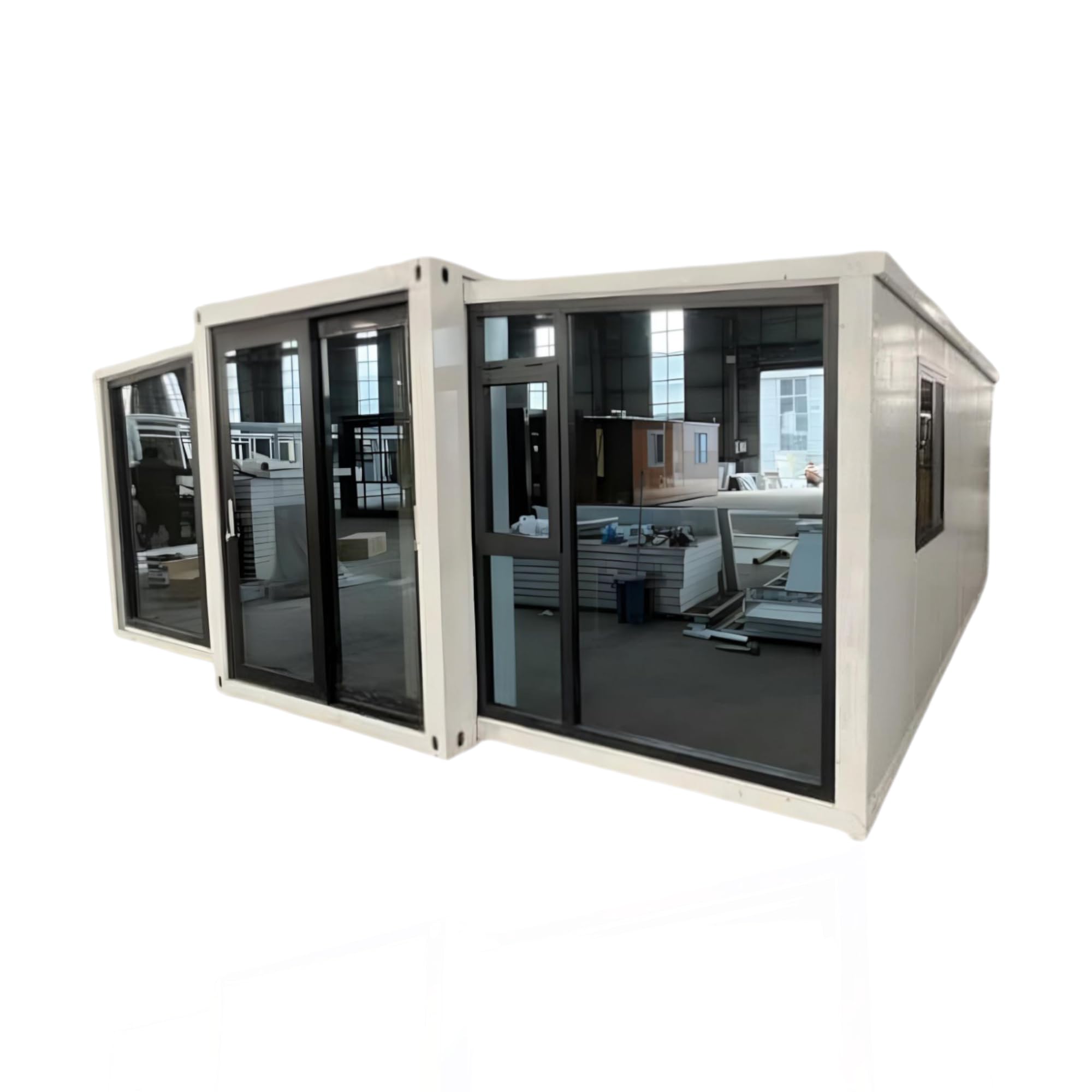 30ft Tiny Home kit | Luxury Tiny Home Luxury prefab Home with 2 Bedroom Tiny House 1 Living Room, and Bathroom | Durable, Portable Prefabricated Tiny Home, Office, Booth, Hotel