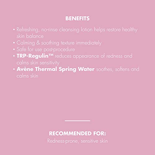 Avene Antirougeurs CLEAN Refreshing Cleansing Lotion, No Rinse Soothing Cleanser for Redness Prone Sensitive Skin, 13.5 Oz