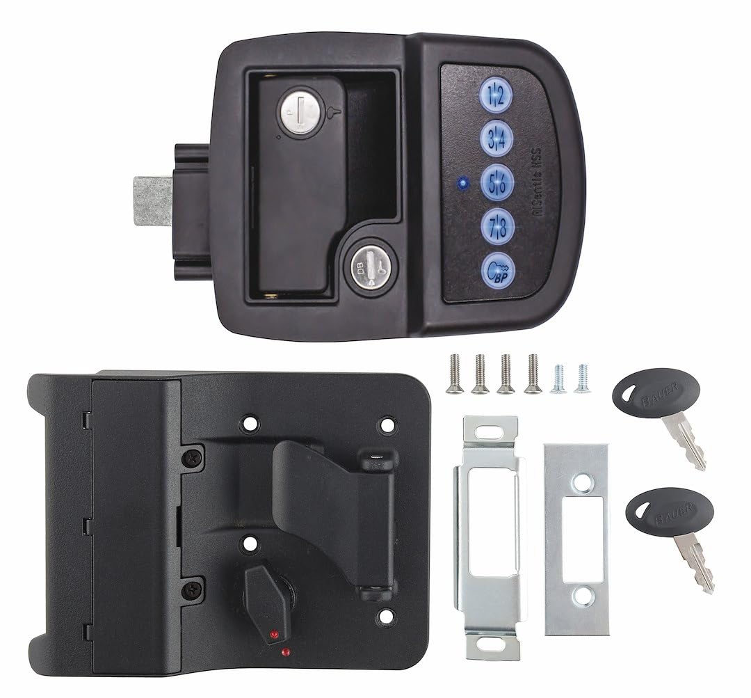 Bauer AP Products 013-5091 Keyed-A-Like Bluetooth Electric Towable Lock - RH,Black
