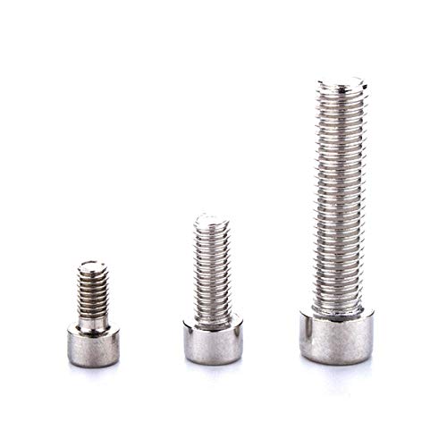 L-A 0.8mm Pitch M5x40mm Stainless Steel Hex Socket Head Cap Screws Bolts (25Pcs)