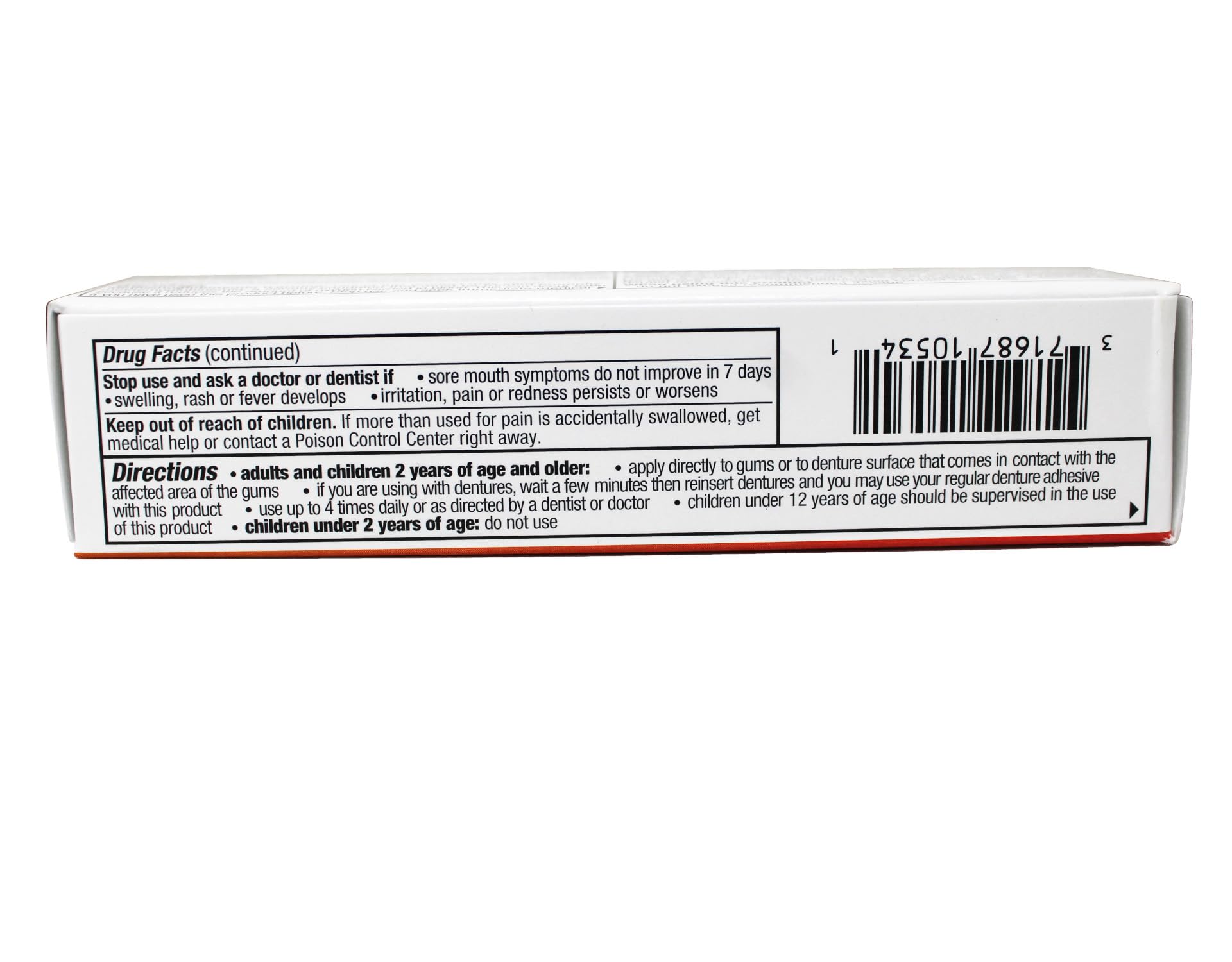 Benzodent Dental Pain Relieving Cream Topical Anesthetic, No Artificial Color & Flavors