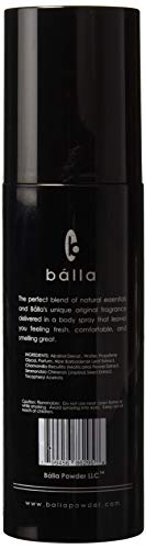 Bálla Body Spray for Men - Original Formula, 6oz