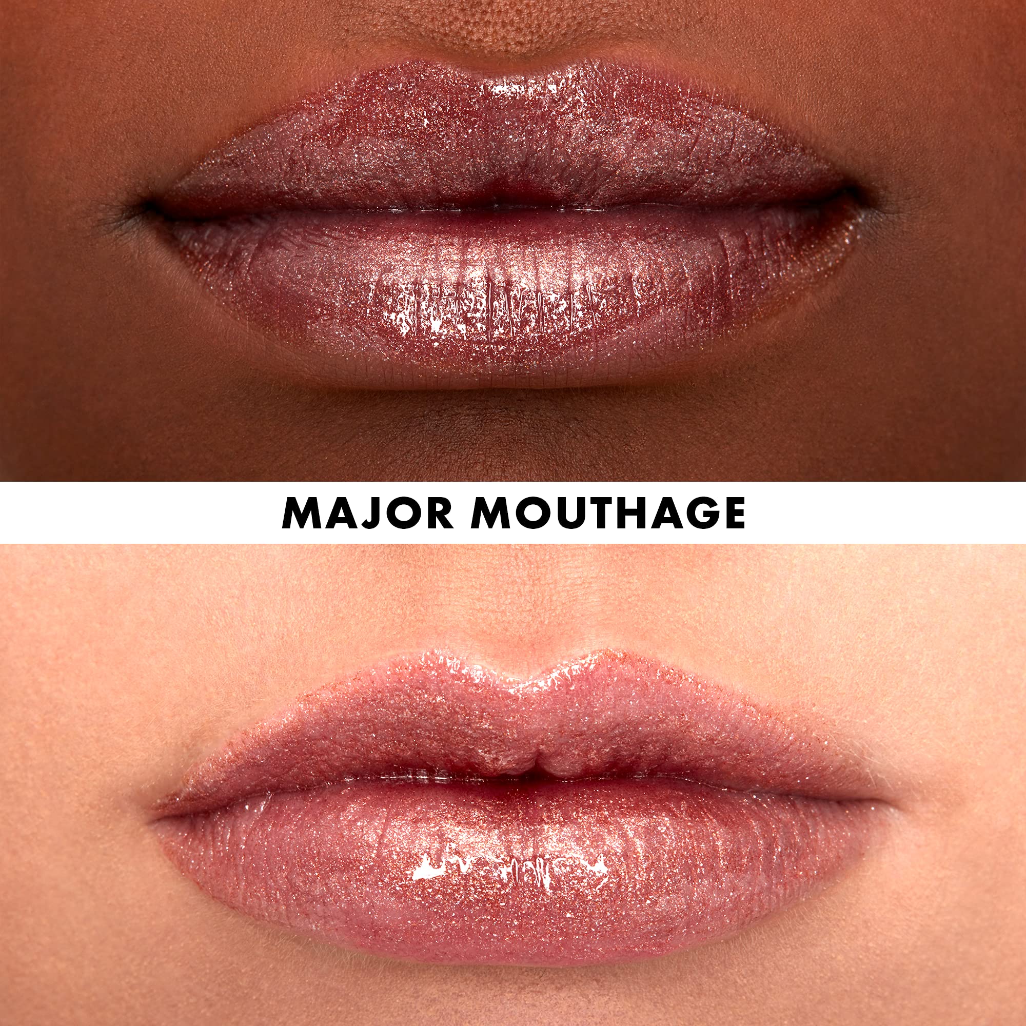 NYX PROFESSIONAL MAKEUP Filler Instinct Plumping Lip Polish, Lip Plumper Gloss - Major Mouthage (Plum Rose Gold)