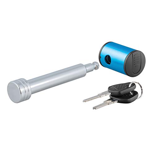 CURT 23504 Right-Angle Trailer Hitch Lock, 5/8-Inch Pin Diameter, Fits 2 or 2-1/2-Inch Receiver
