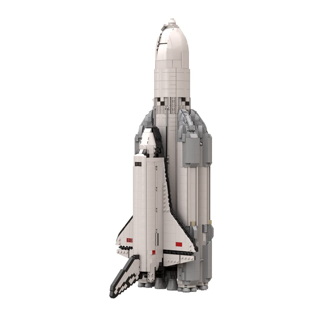 3,844 PCS Space Launch System Energia Buran Rocket Building Kit, Super Heavy Launch Vehicle Energia Building Toy Set, Buran Space Shuttle Energia Model Building Block, Science Rocket for Space Lovers