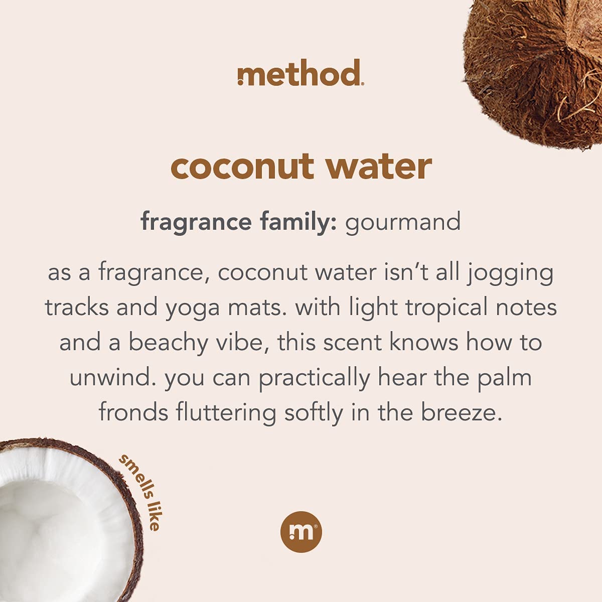 Method Foaming Hand Soap, Refill, Coconut Water, 28 Oz, 28 Fl Oz