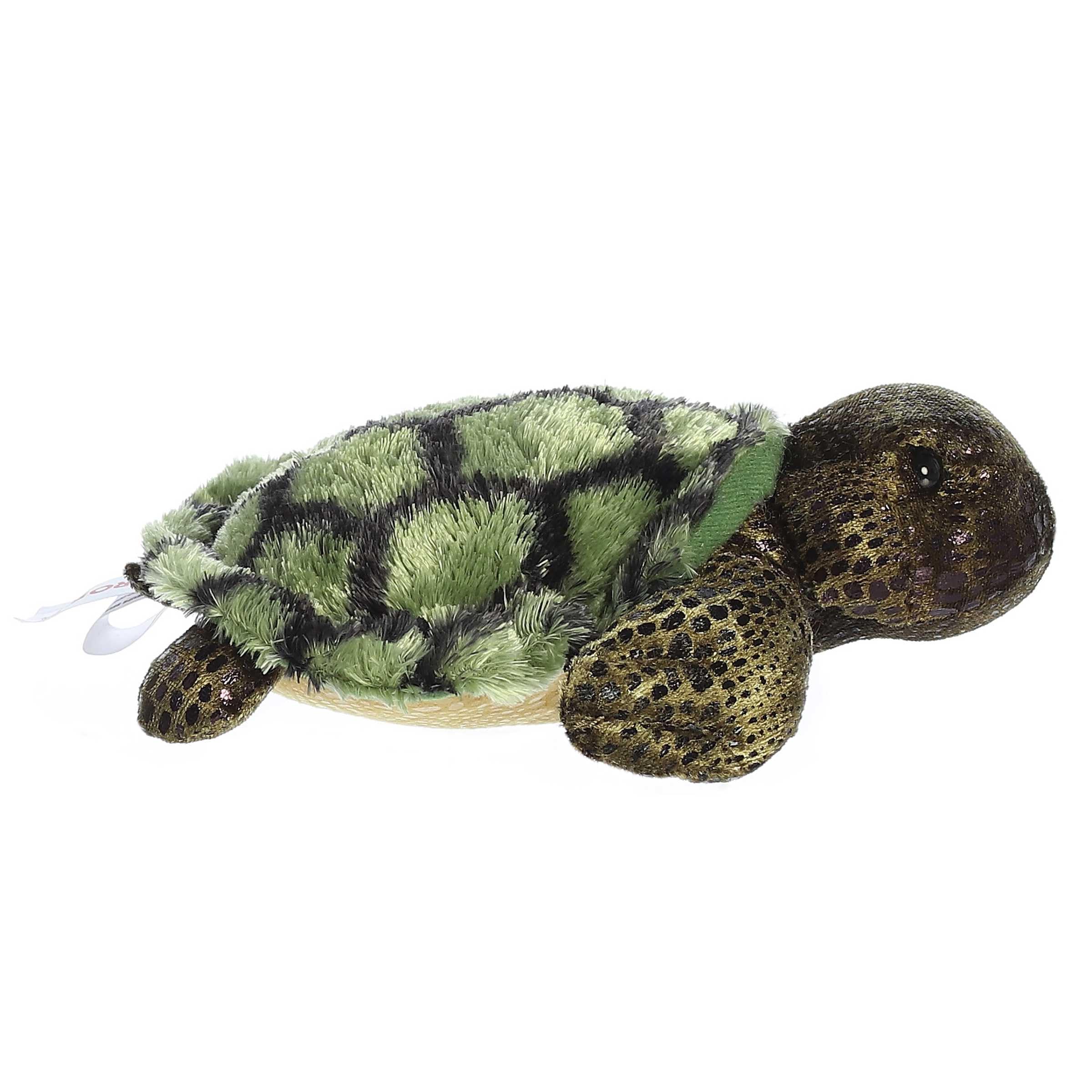 Aurora® Adorable Mini Flopsie™ Splish-Splash™ Stuffed Animal - Playful Ease - Timeless Companions - Green 8 Inches