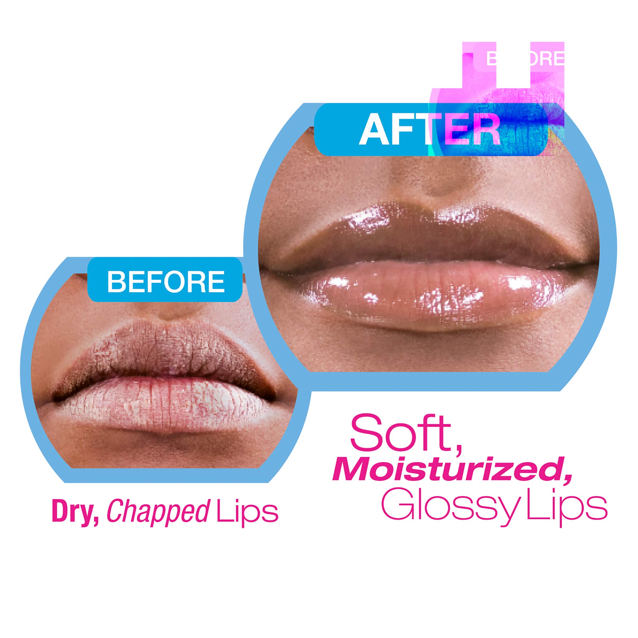 Ruby Kisses Hydrating Lip Oil Clear RLO01 (Clear&Cocoa Butter&Hemp Seed)