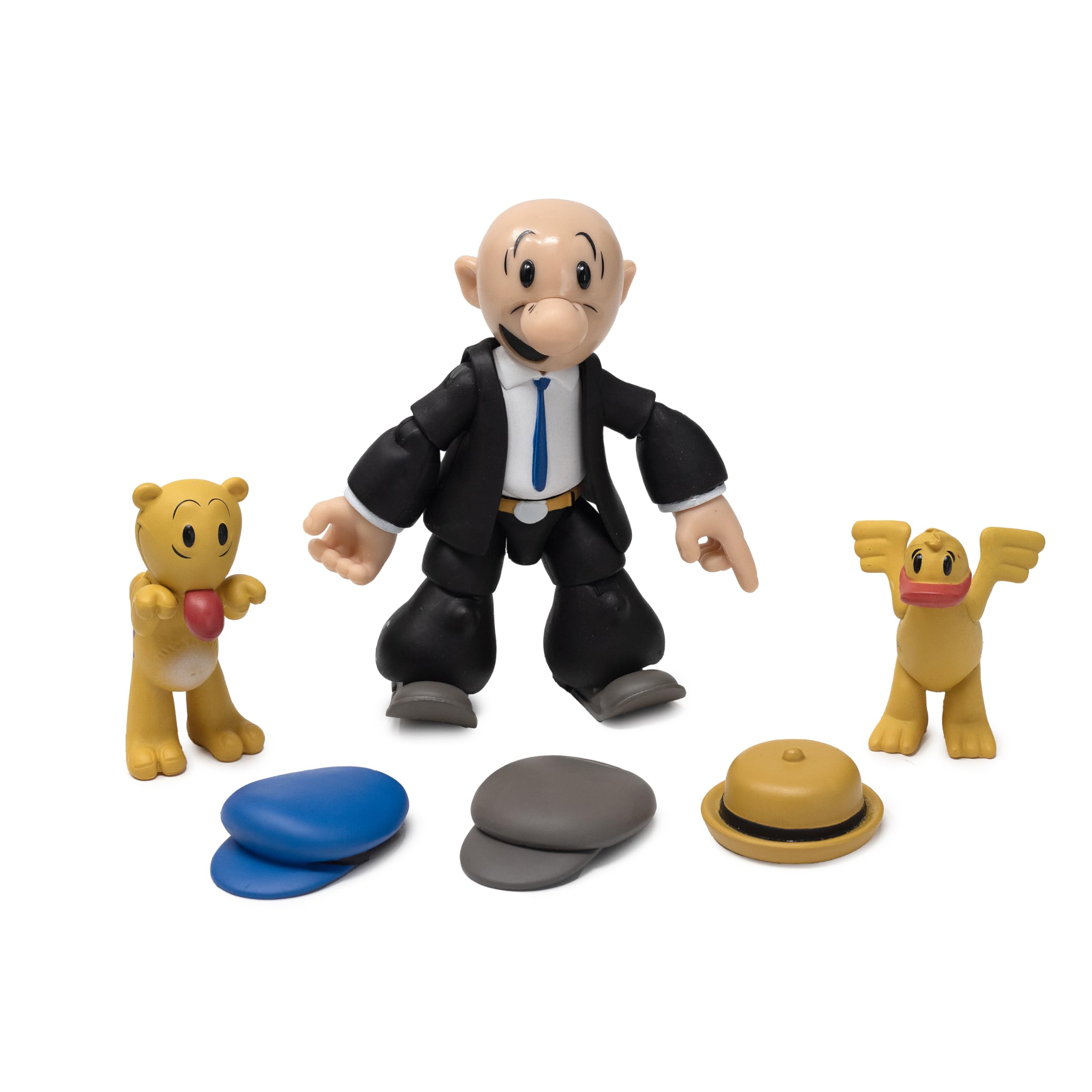 Boss Fight Studio Castor OYL Popeye Classics Wave 1 Collectible Action Figure β Highly Articulated Figurine and Accessories Including Eugene The Jeep, Bernice The Whiffle Hen, & Removable Hats β 1:12