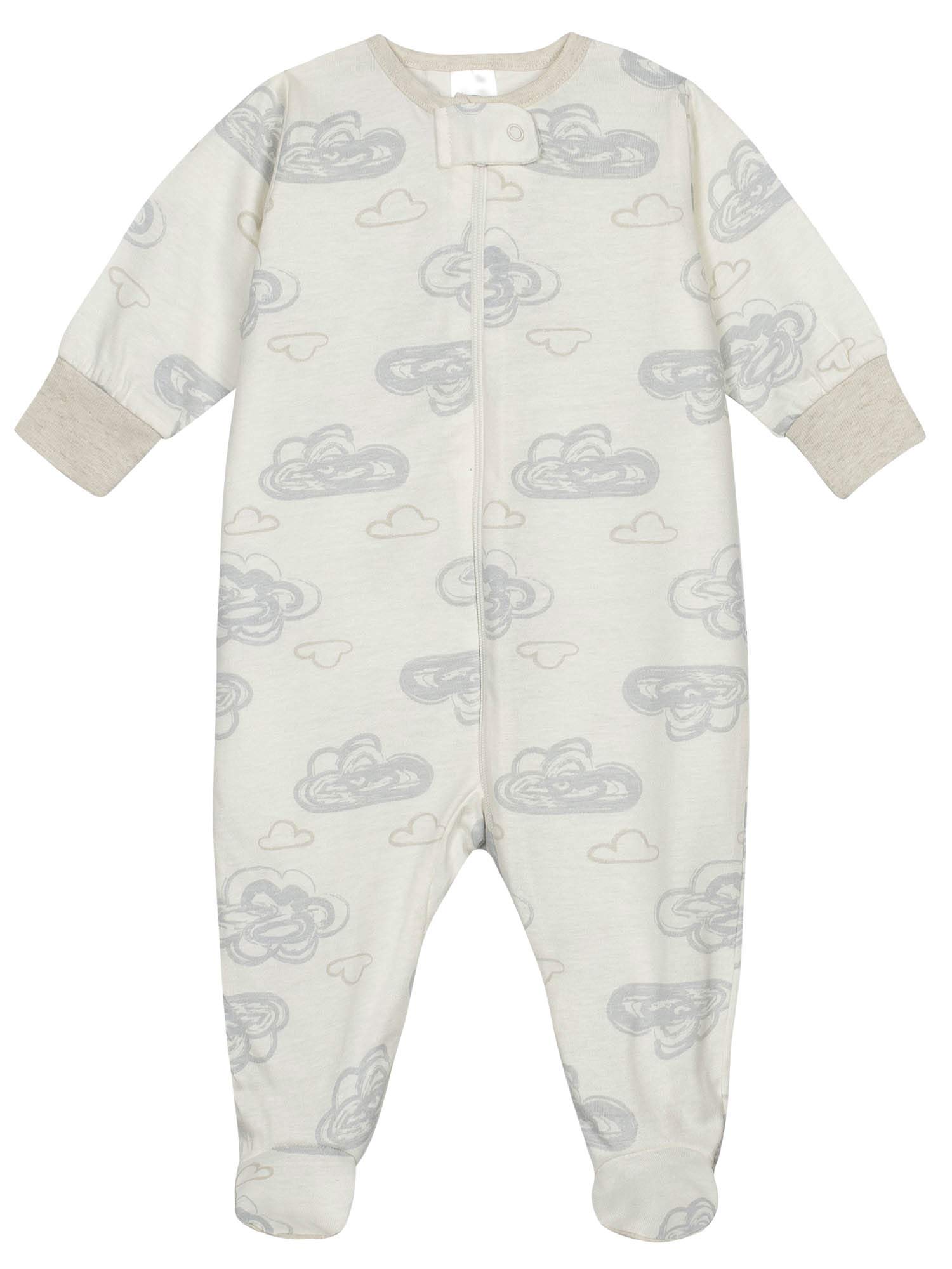 Onesies Brand unisex baby 4-pack 'N Play and Toddler Sleepers, Grey Neutral, 0-3 Months US