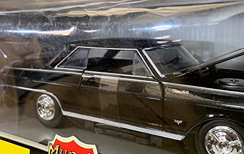 Chevrolet New Ray 71823B 1964 Nova SS Black Muscle Car Collection 1/25 Diecast Model Car